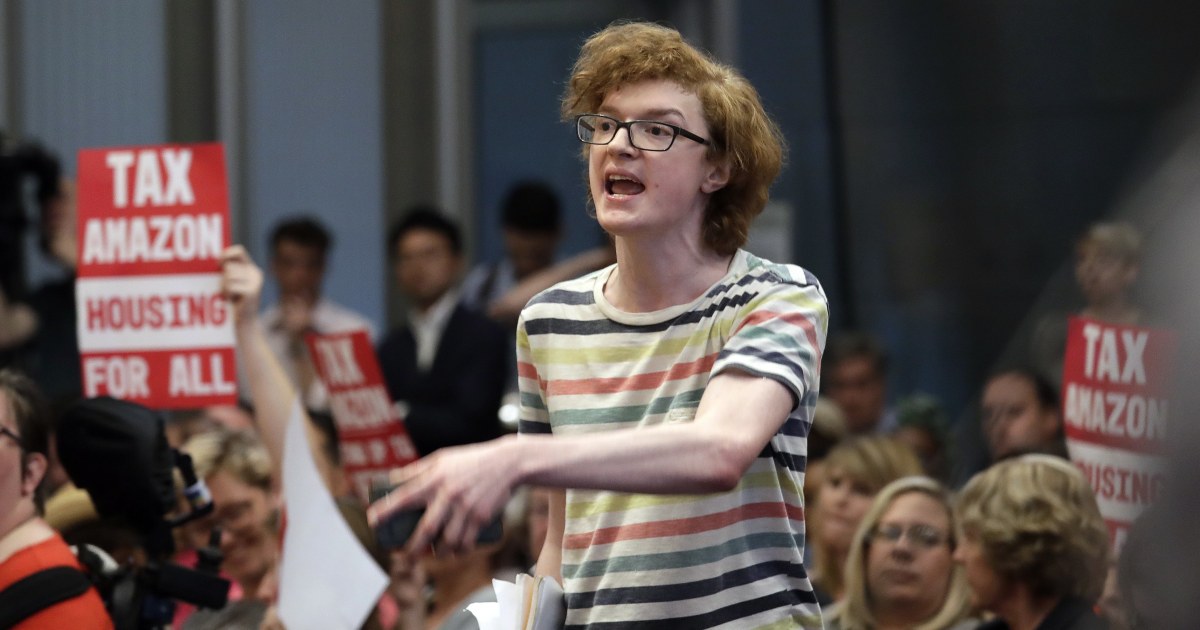 Seattle advances tax on companies like Amazon to help homeless