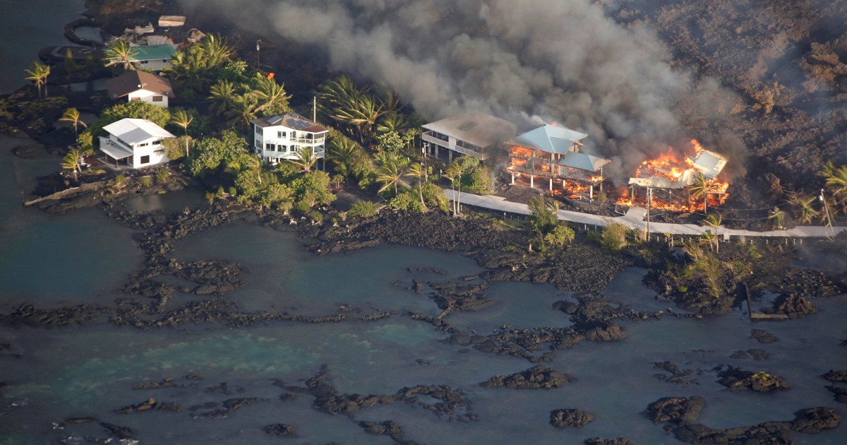 Hawaii volcano lava destroys hundreds of homes overnight