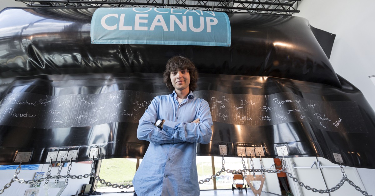 A young Dutch inventor wants to clean plastic from the ocean. Can he do it?
