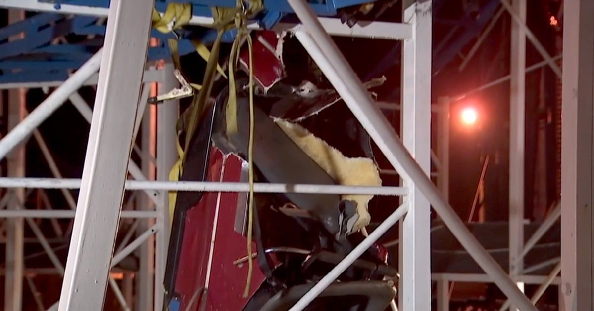 Roller coaster derails in Daytona Beach, Florida, dropping two riders ...