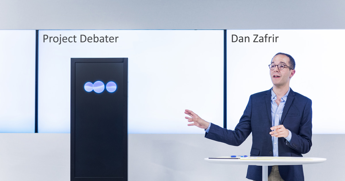 New IBM robot holds its own in a debate with a human