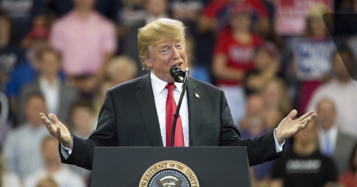 Trump defends immigration decision at Minnesota rally