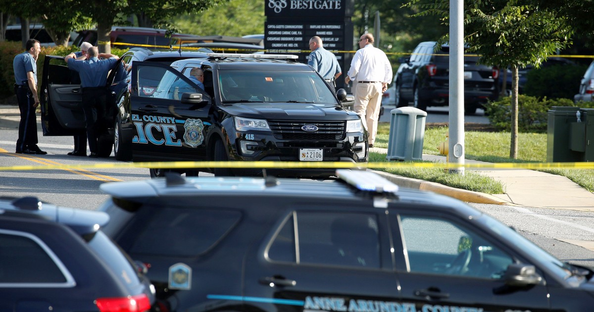 Capital Gazette Shooting Gunman Barricaded Back Door In Coordinated