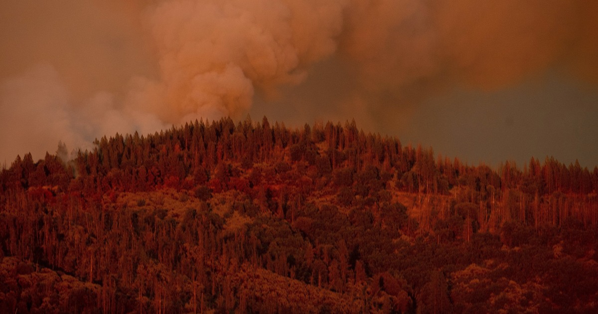 Firefighters struggle to contain fire near Yosemite National Park