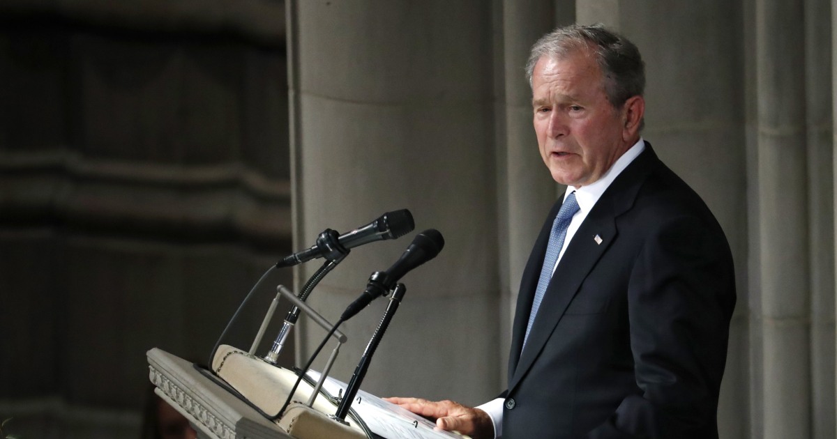 Read full text of George W. Bush's speech at John McCain's memorial service