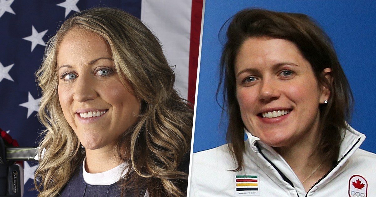 Puck'er up: U.S. women's hockey star marries her former Canadian rival