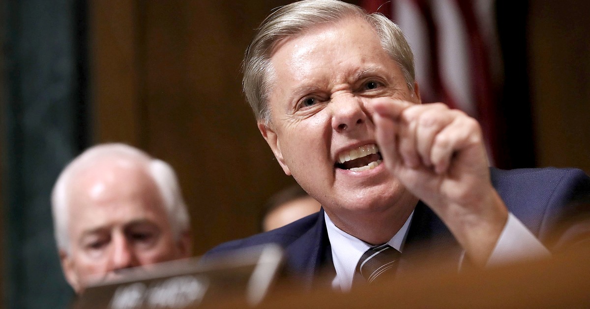 Sen. Lindsey Graham got really, really mad at the Kavanaugh hearing
