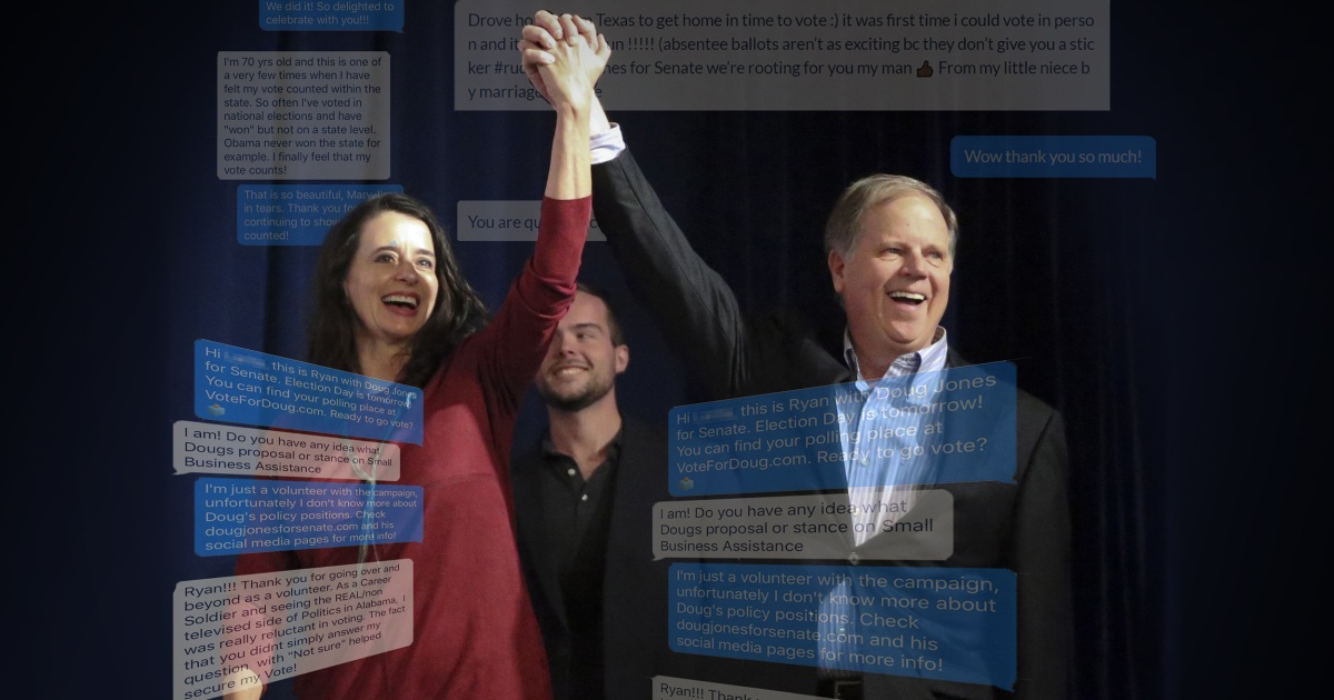 Coming to your smartphone: Texts with a personal touch from political ...