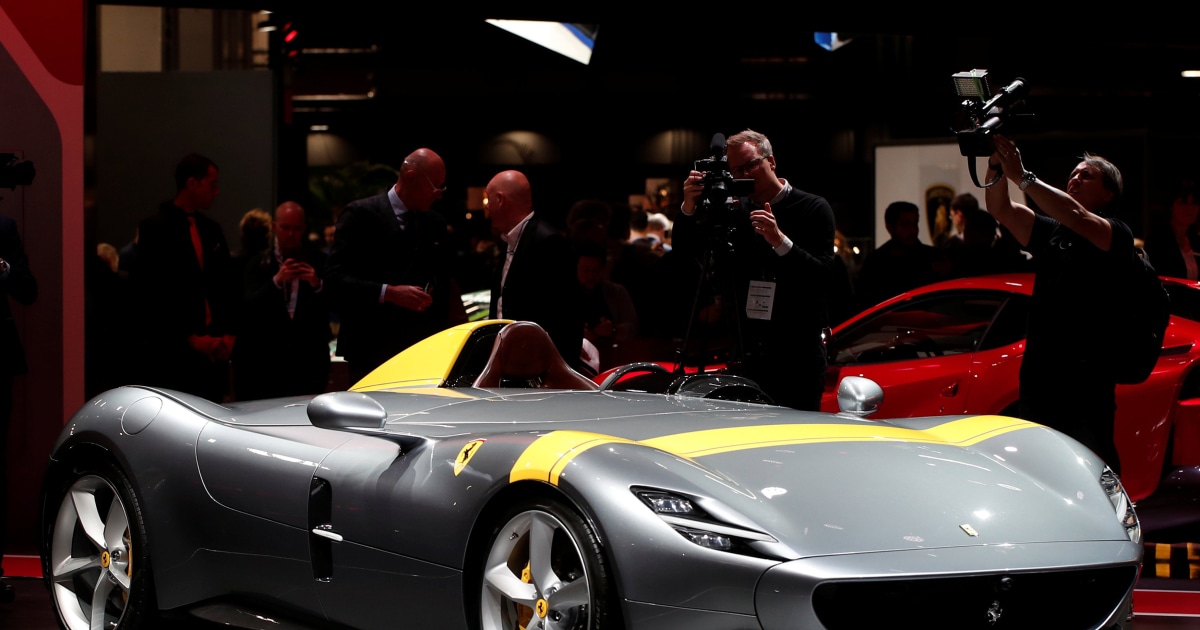 Would you ride in a Ferrari with no windshield?