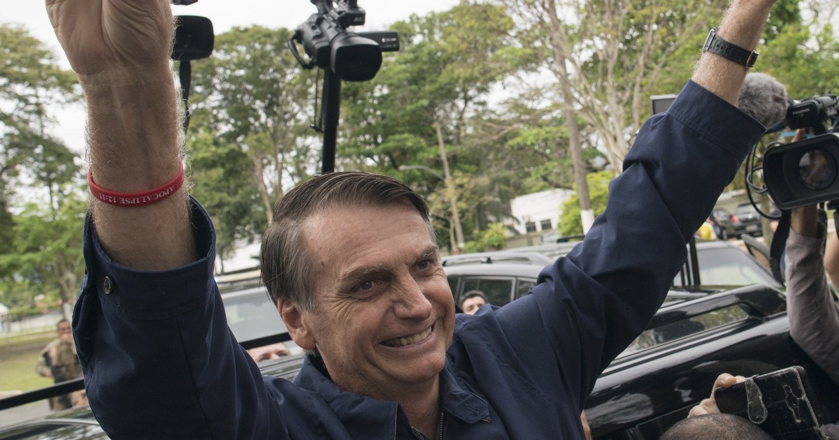 Brazil right-wing presidential candidate wins vote but runoff likely