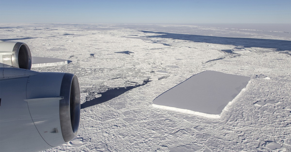 Here's how that weird, rectangular-looking iceberg came to be