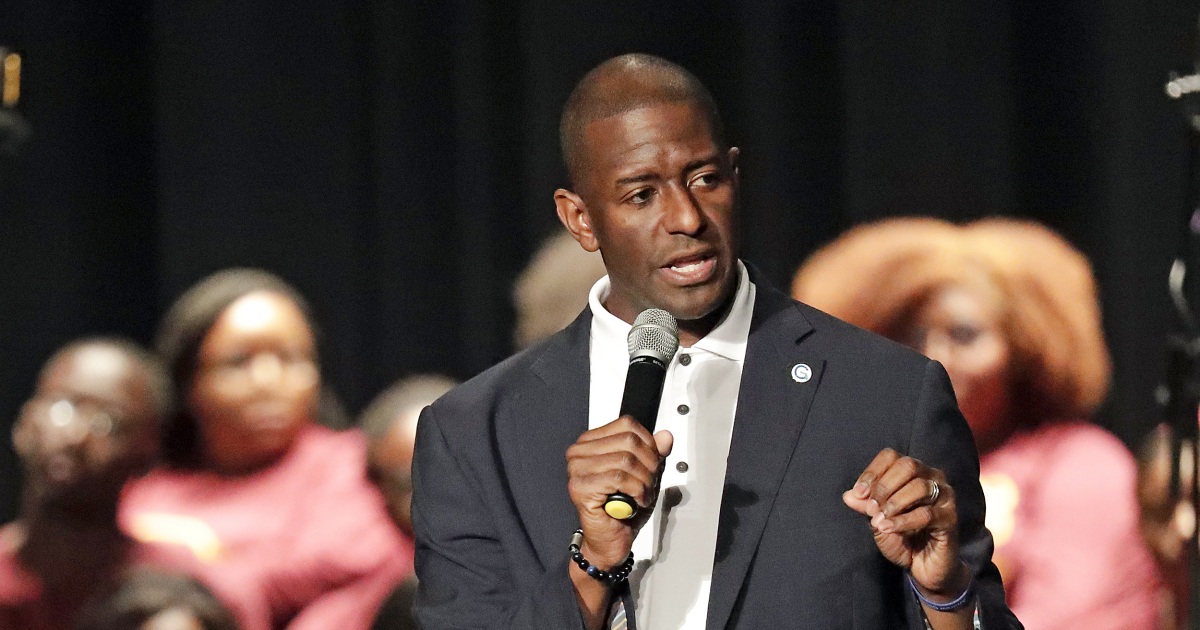 Gillum goes after Trump for 'reckless rhetoric,' GOP Senate candidate ...