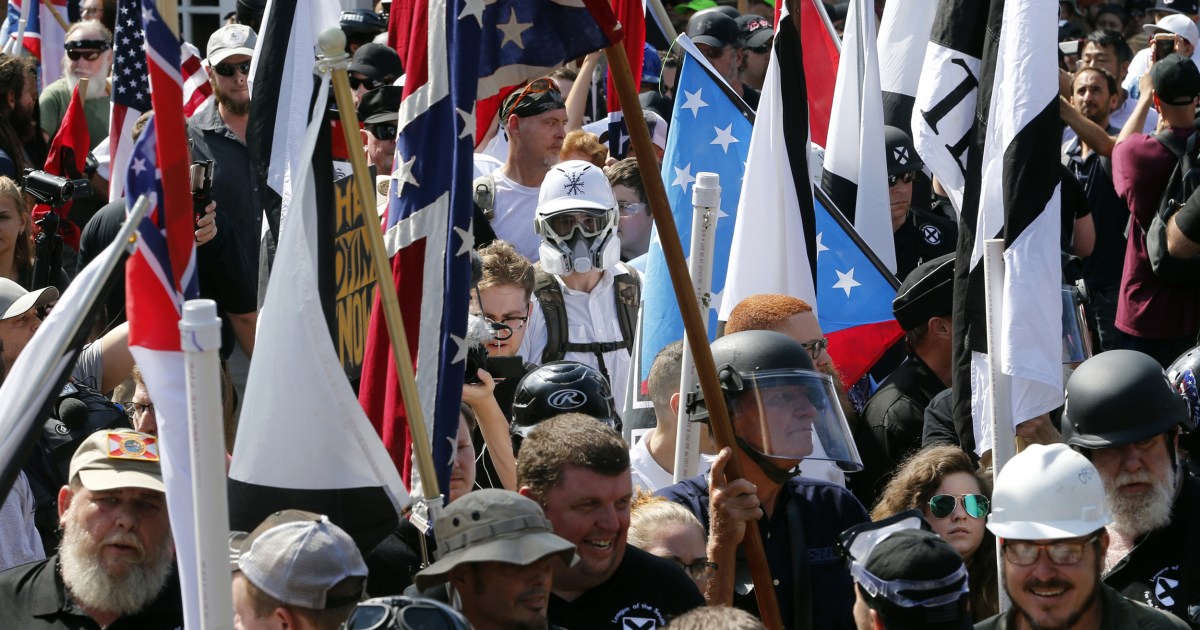 In the dark corners of white nationalism, the talk is of Trump