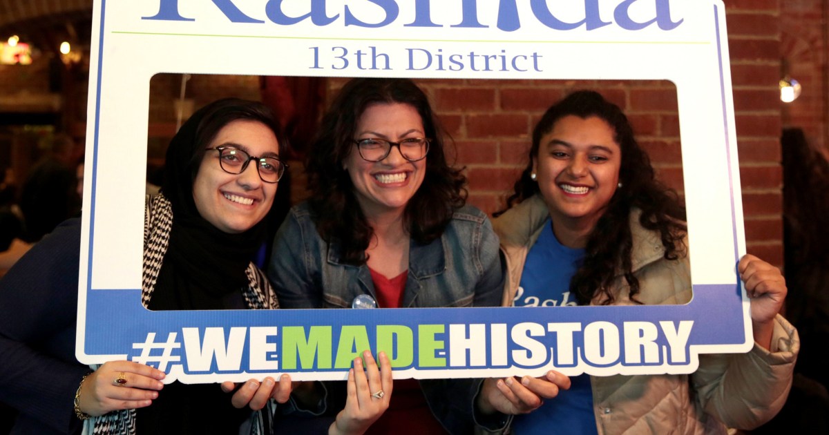 Rashida Tlaib's family in the West Bank cheer her election to Congress