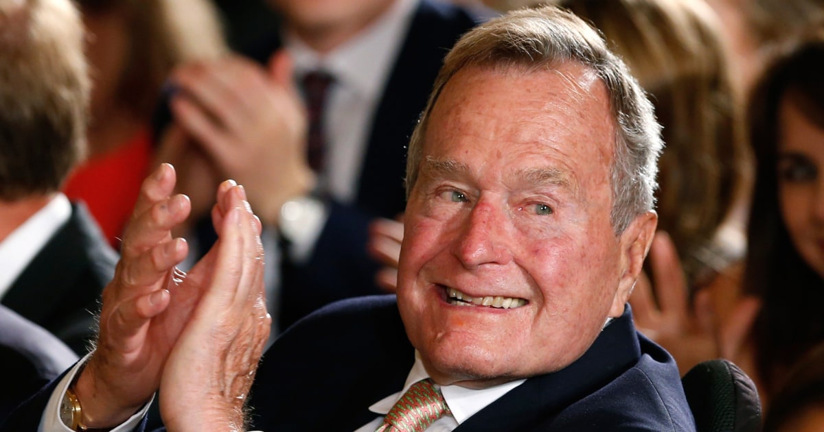 George H.W. Bush's Breathing Now 'Normal,' but He Remains in Hospital
