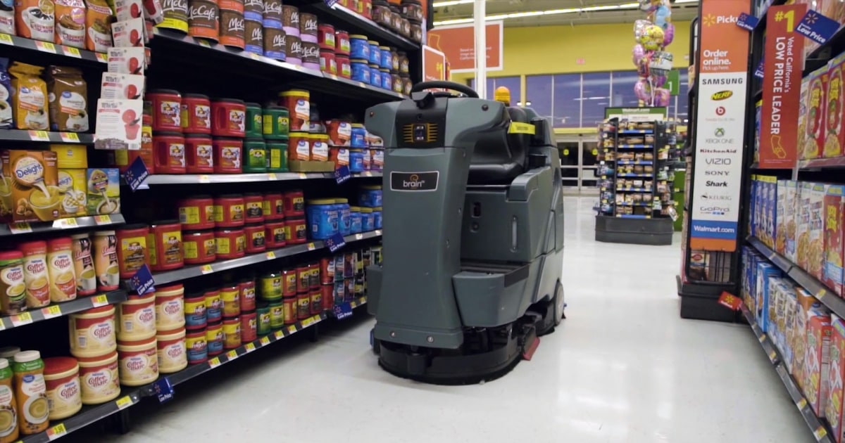 Robot janitors are moving into Walmart