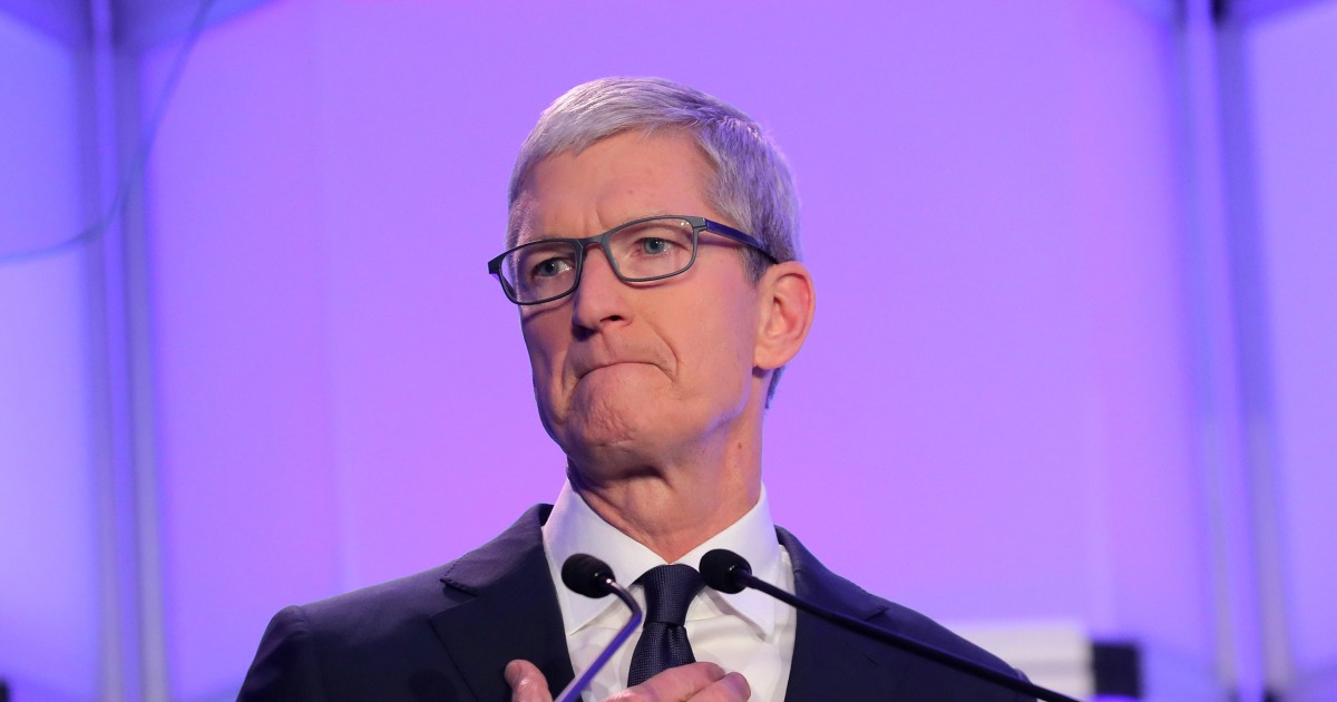 Apple CEO Tim Cook says tech needs to take a moral stand against hate ...