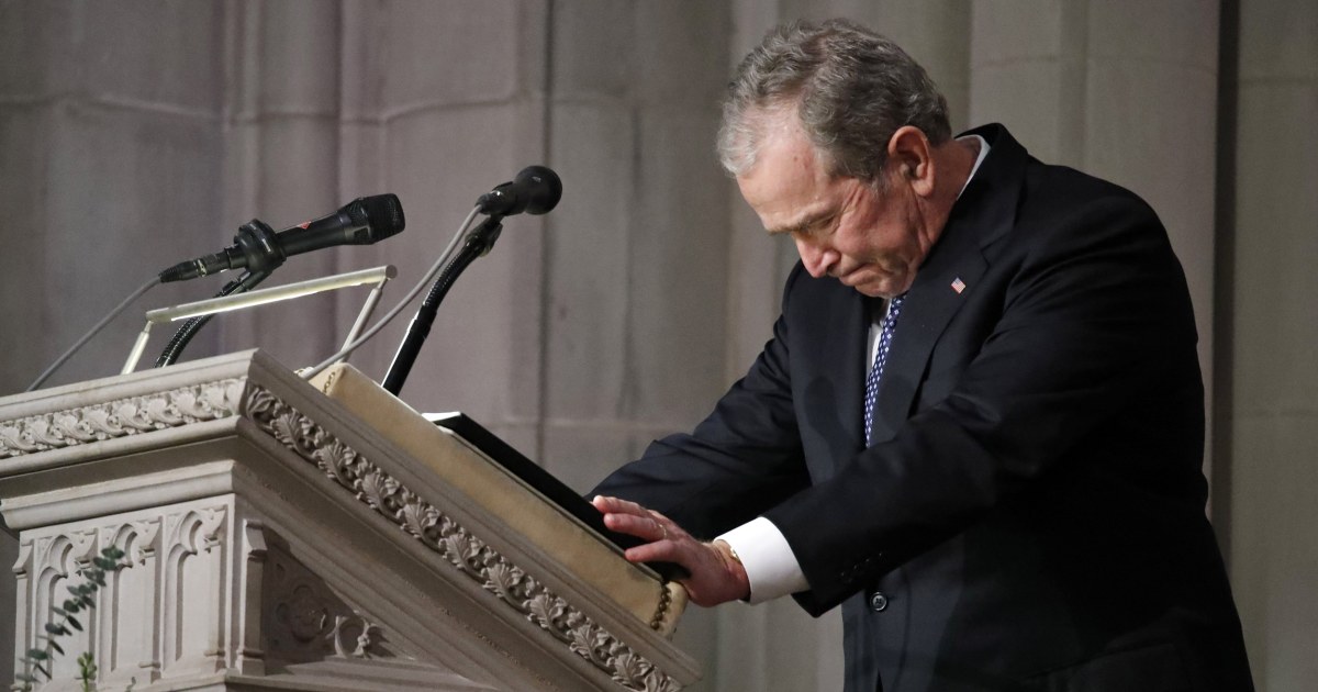 Read George W. Bush's full eulogy for his father