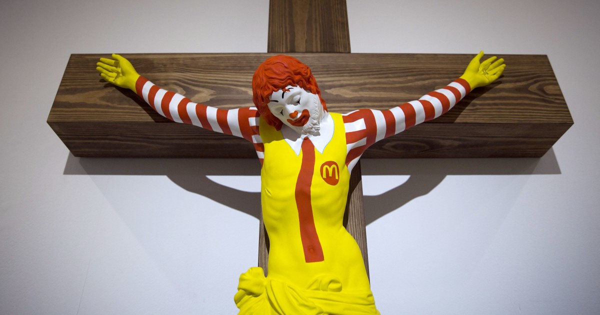 'McJesus' sculpture sparks outrage among Israel's Christians