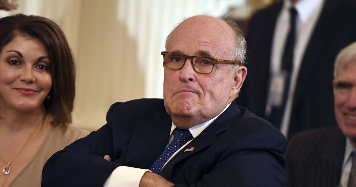 In sharp reversal, Giuliani now claims: 'I never said there was no ...