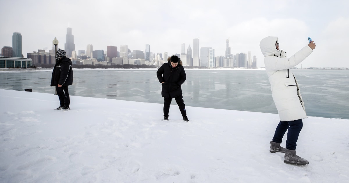 Photos: Polar vortex plunges vast swath of U.S. into deep freeze