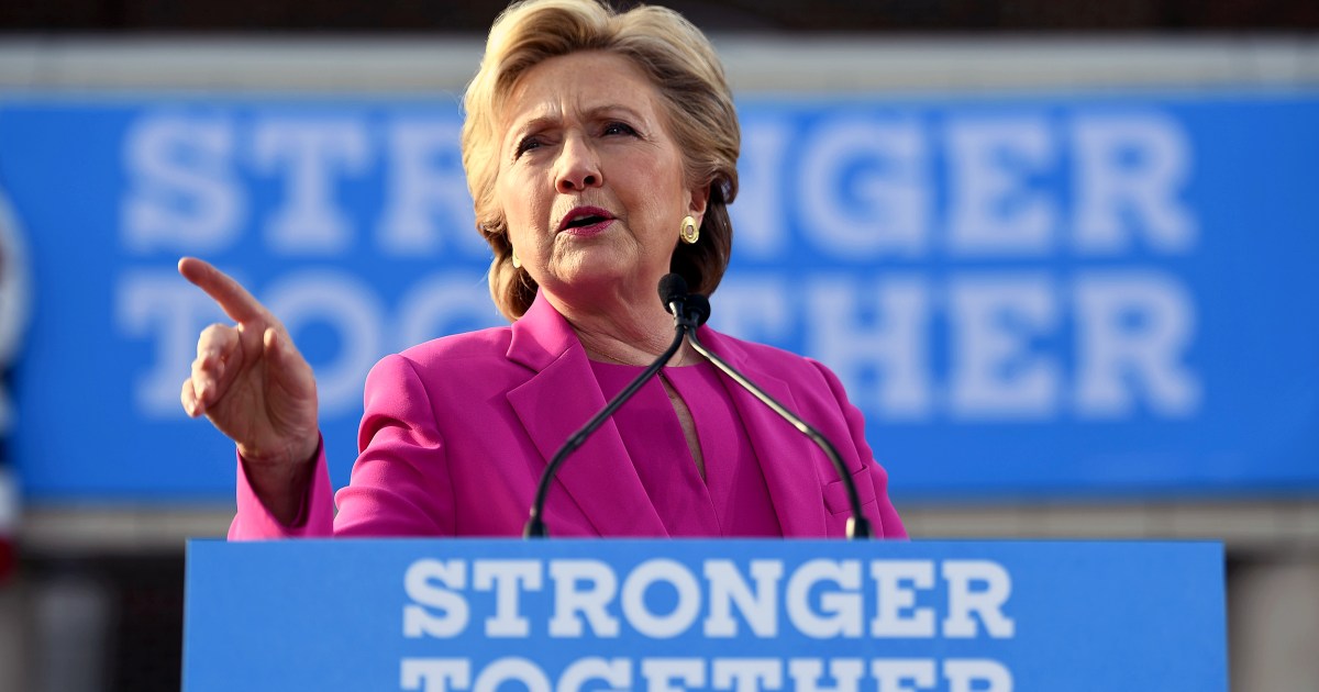 Hillary Clinton zings Trump, GOP for ripping off her 2016 campaign slogan