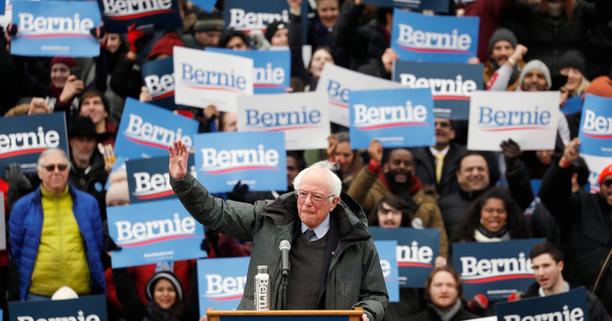Bernie Sanders returns to New York roots, says he can defeat Trump