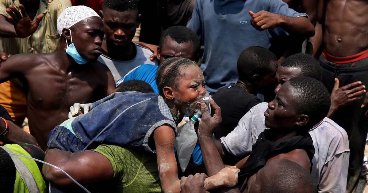 Nigeria halts search a day after school collapses that killed at least 8