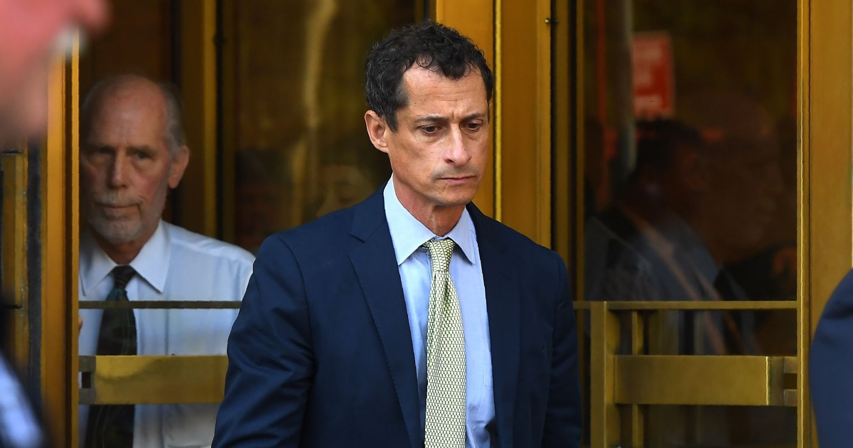 Ex-Rep. Anthony Weiner ordered to register as sex offender