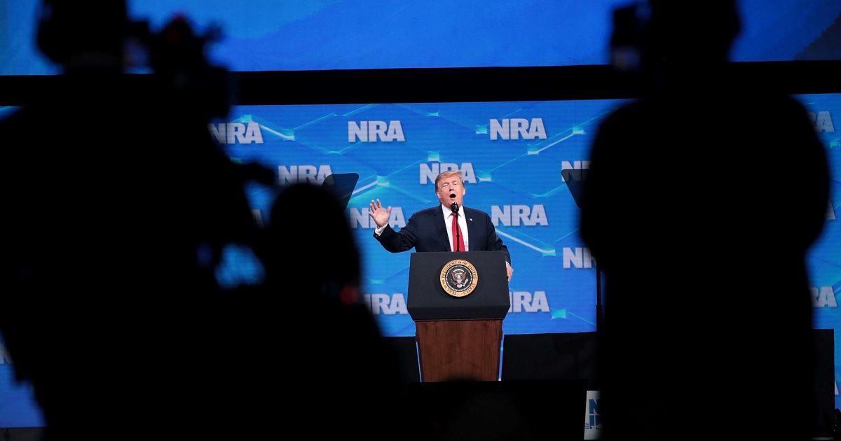 Trump says NRA 'must get its act together quickly' amid internal strife ...