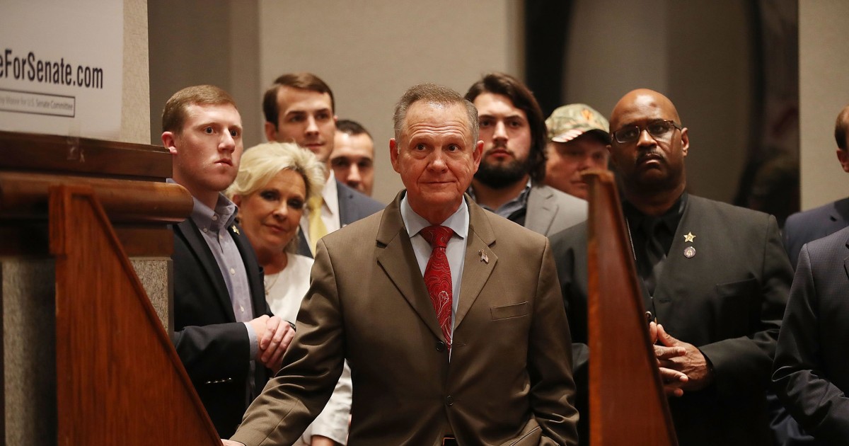 Trump urges Roy Moore not to run for Senate again despite having ...