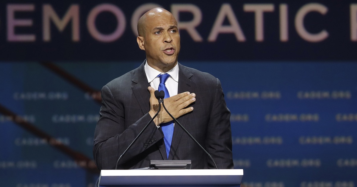Cory Booker takes hardline on gun violence day after Virginia Beach ...