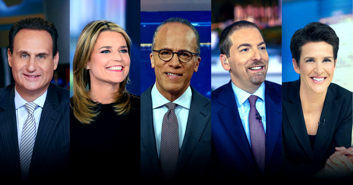 Nbc Announces Five Moderators For First Democratic Debate