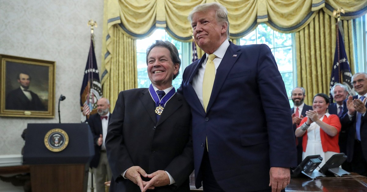 Trump awards Medal of Freedom to economist who advised him on lowering ...