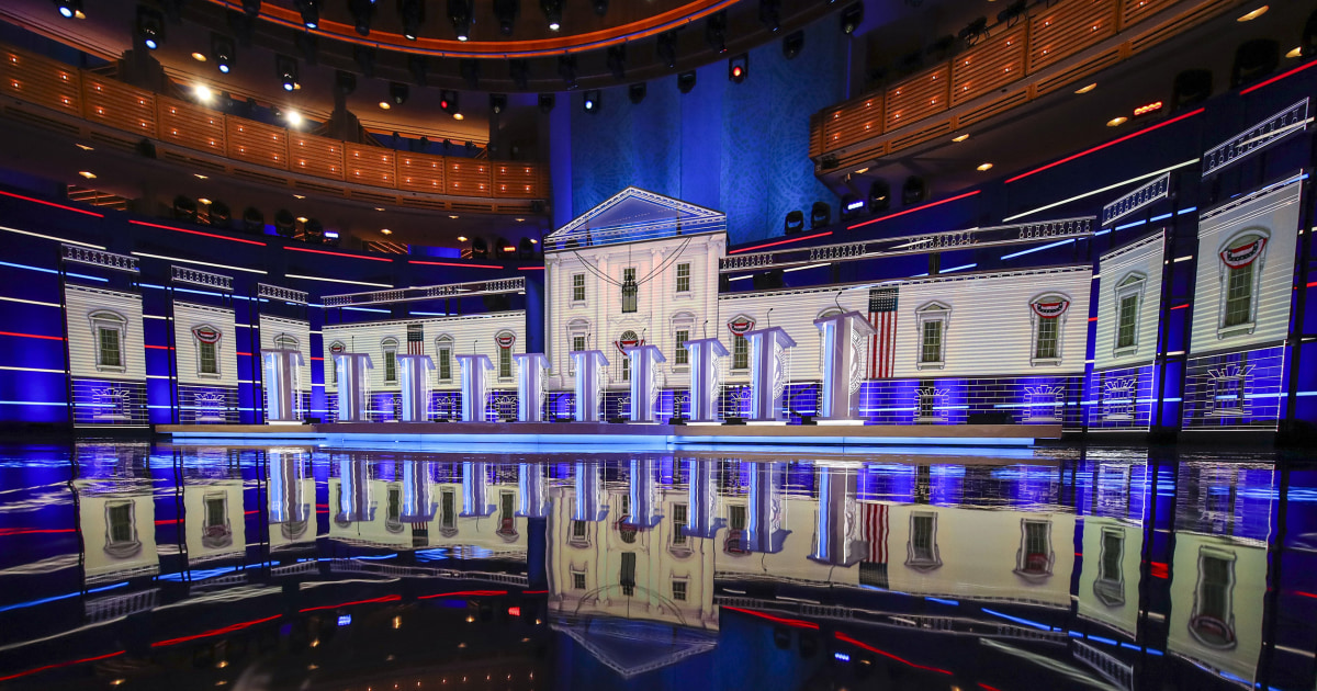 Line-up announced for MSNBC/Washington Post Democratic debate