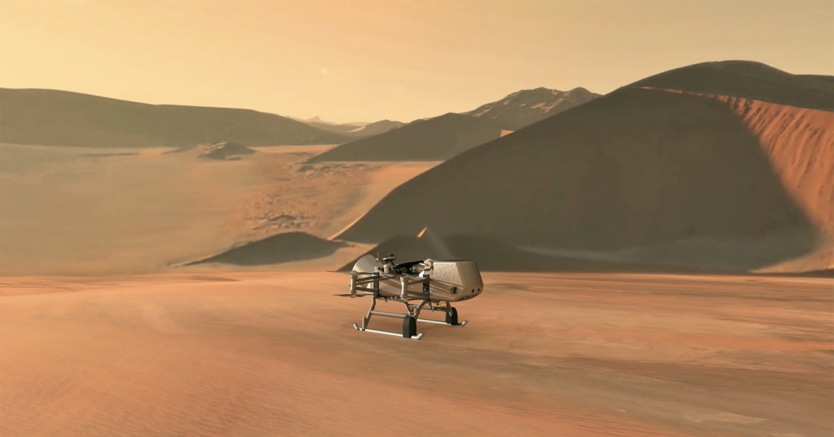 NASA to send robotic 'dragonfly' drone to Saturn moon Titan