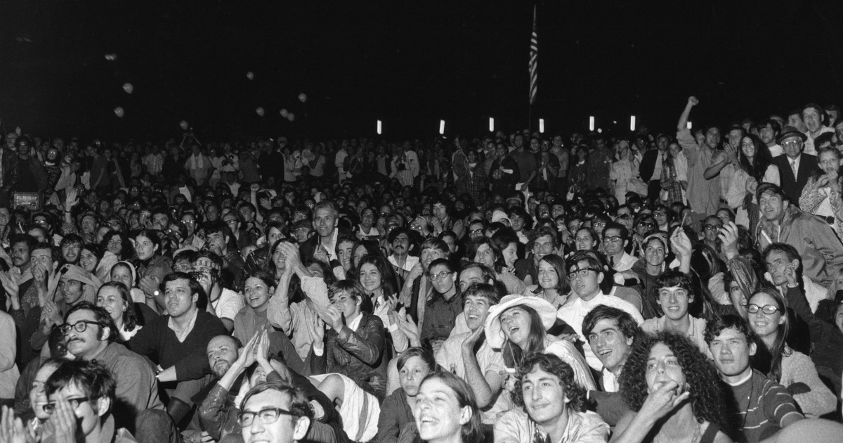 The Apollo 11 moon landing was a moment of national unity because ...