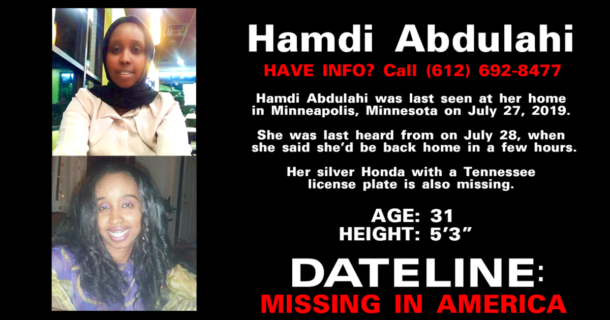 Family concerned for the safety of Minneapolis mother Hamdi Abdulahi ...