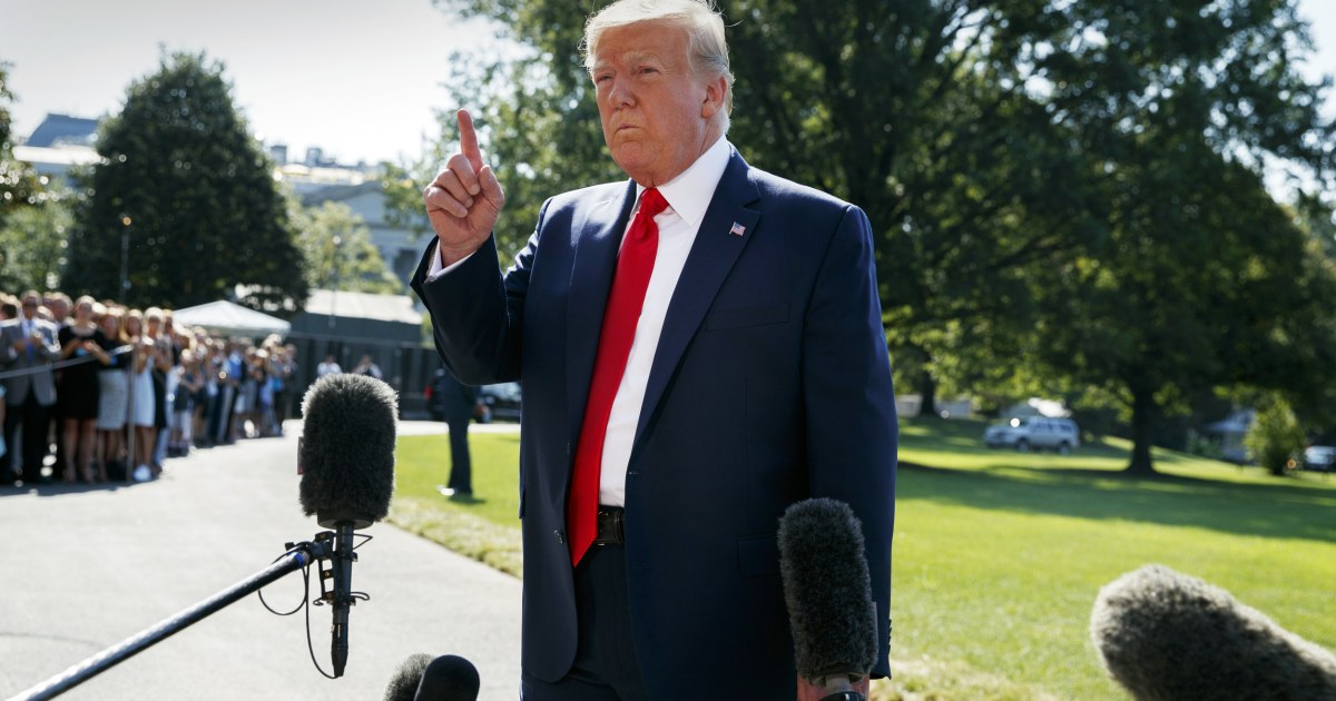 Trump says he has 'tremendous support' from GOP on 'meaningful ...