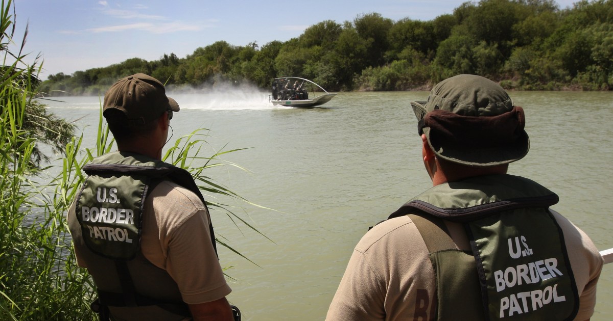 U.S. says border agents patrolling river shot at from Mexico