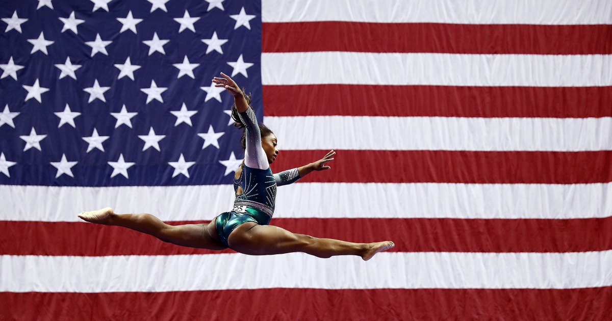 Simone Biles' triple-double video went viral for a reason: She's the ...
