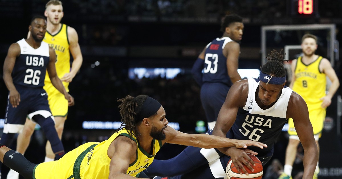 Streak ends: U.S. men's basketball falls to Australia for first loss in ...