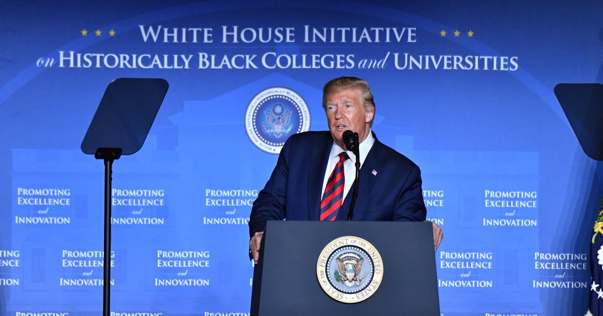 Trump announces support for certain historically black colleges