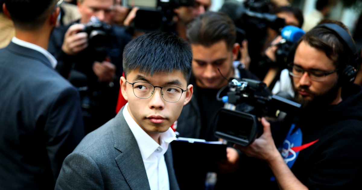 Activist Joshua Wong brings Hong Kong fight to U.S. with upcoming ...