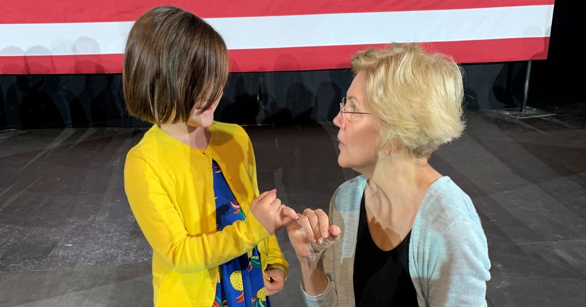 Elizabeth Warren's selfie with my daughter went viral because pinkie ...