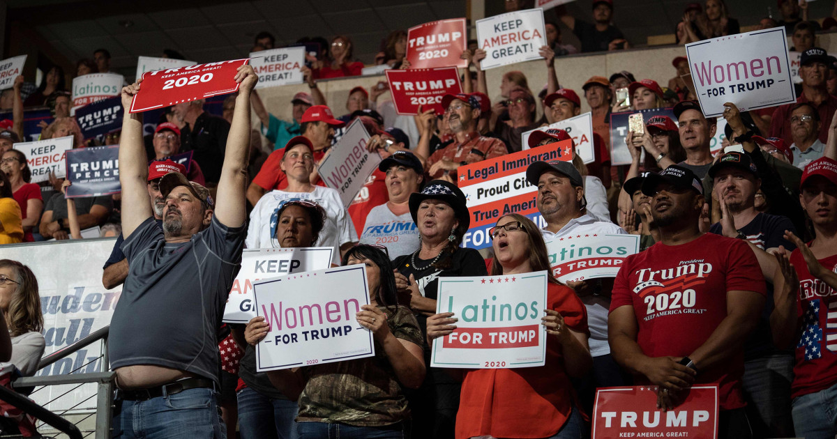 Trump says 'no one loves Hispanics more.' Looks like unrequited love ...