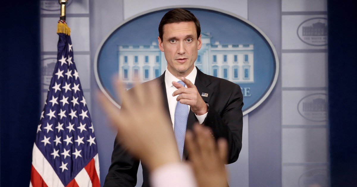 Tom Bossert, Trump's homeland security adviser, fired as Bolton takes ...