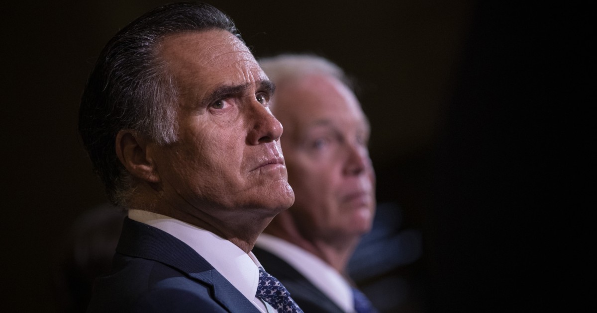 Trump attacks 'pompous' Mitt Romney after senator's rebuke over Ukraine ...
