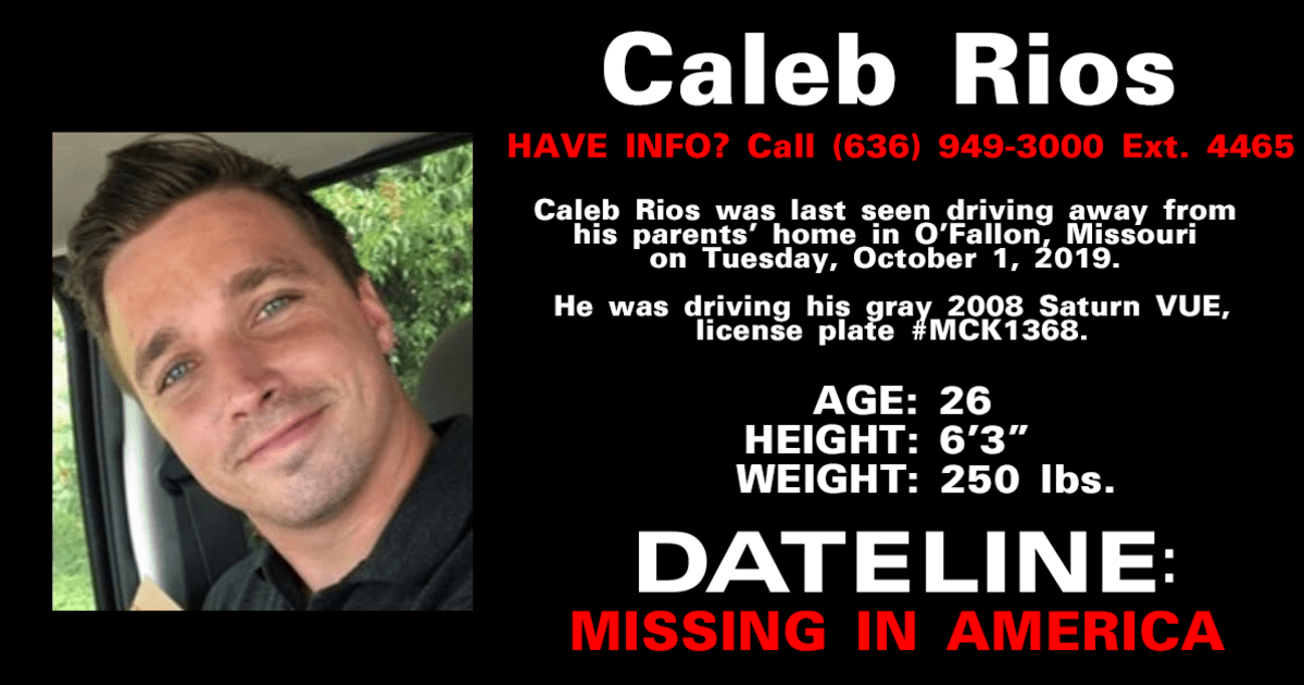 Father holds out hope Army veteran son Caleb Rios who vanished from O ...