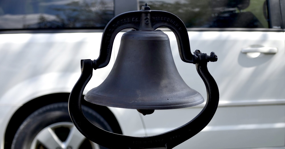 A bell that began its journey in a time of slavery is now used as a ...